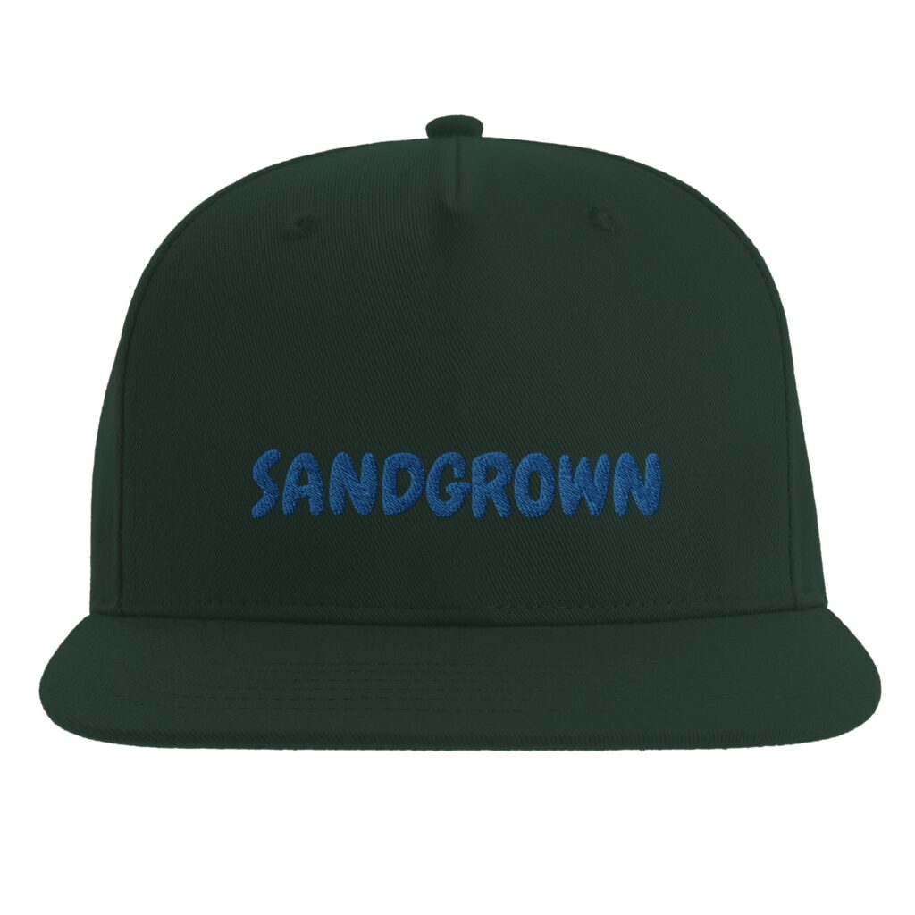 Sand Grown 5 Panel Retro Snapback Cap | Beechfield B610 - Sandgrown Design